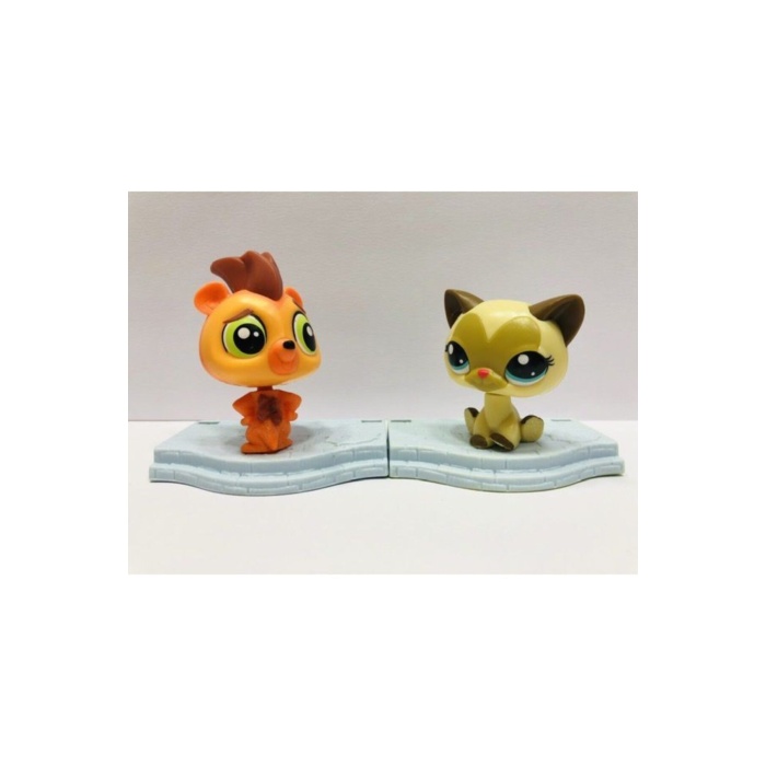 Littlest Pet Shop Minişler 2 Li Miniş Standlı Orjinal Hasbro