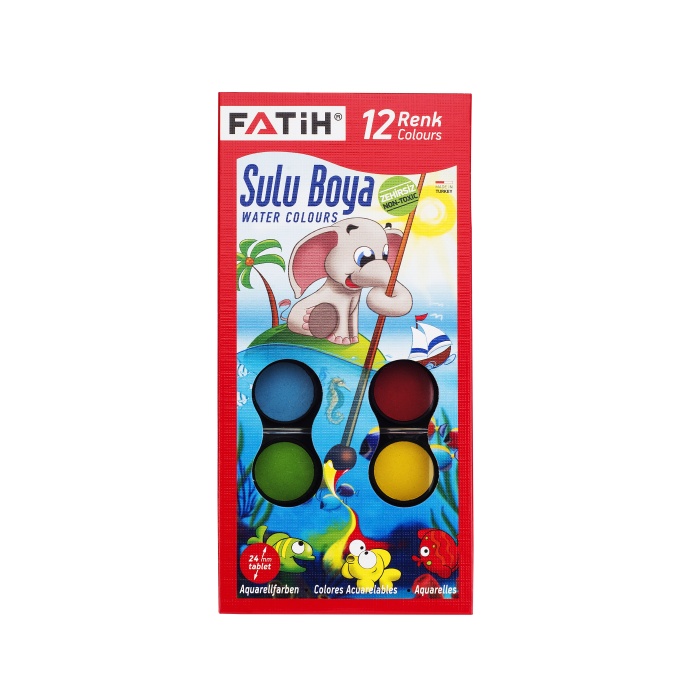 FATİH SULU BOYA 12 Lİ S12