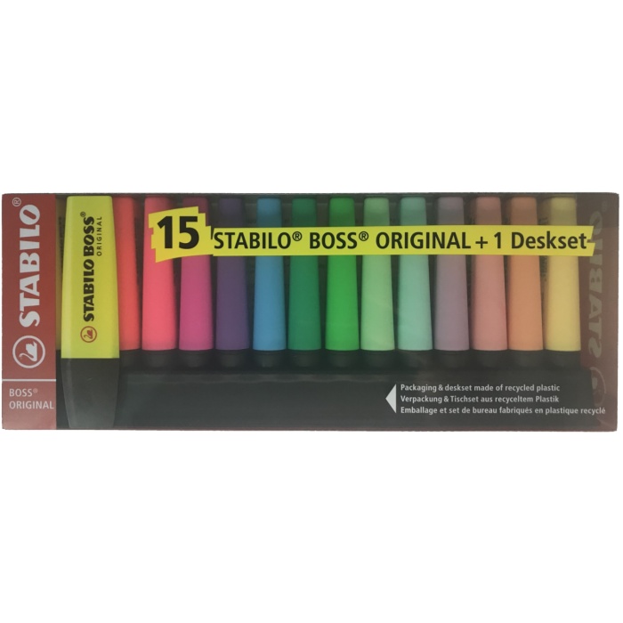 STABILO BOSS ORIGINAL 15 Lİ SET (7015-01-5)