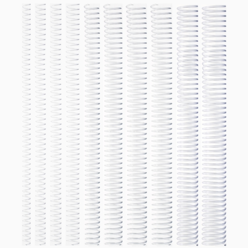 Bigpoint Plastik Helezon Spiral 22 mm Şeffaf 50'li (4:1)