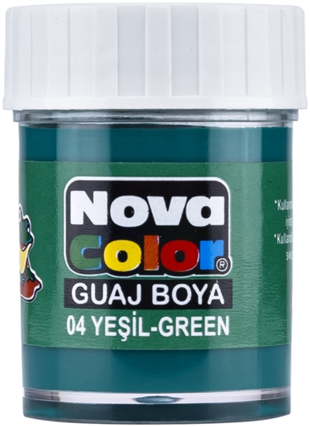 NOVA COLOR GUAJ BOYA ŞİŞE 12Lİ YEŞİL
