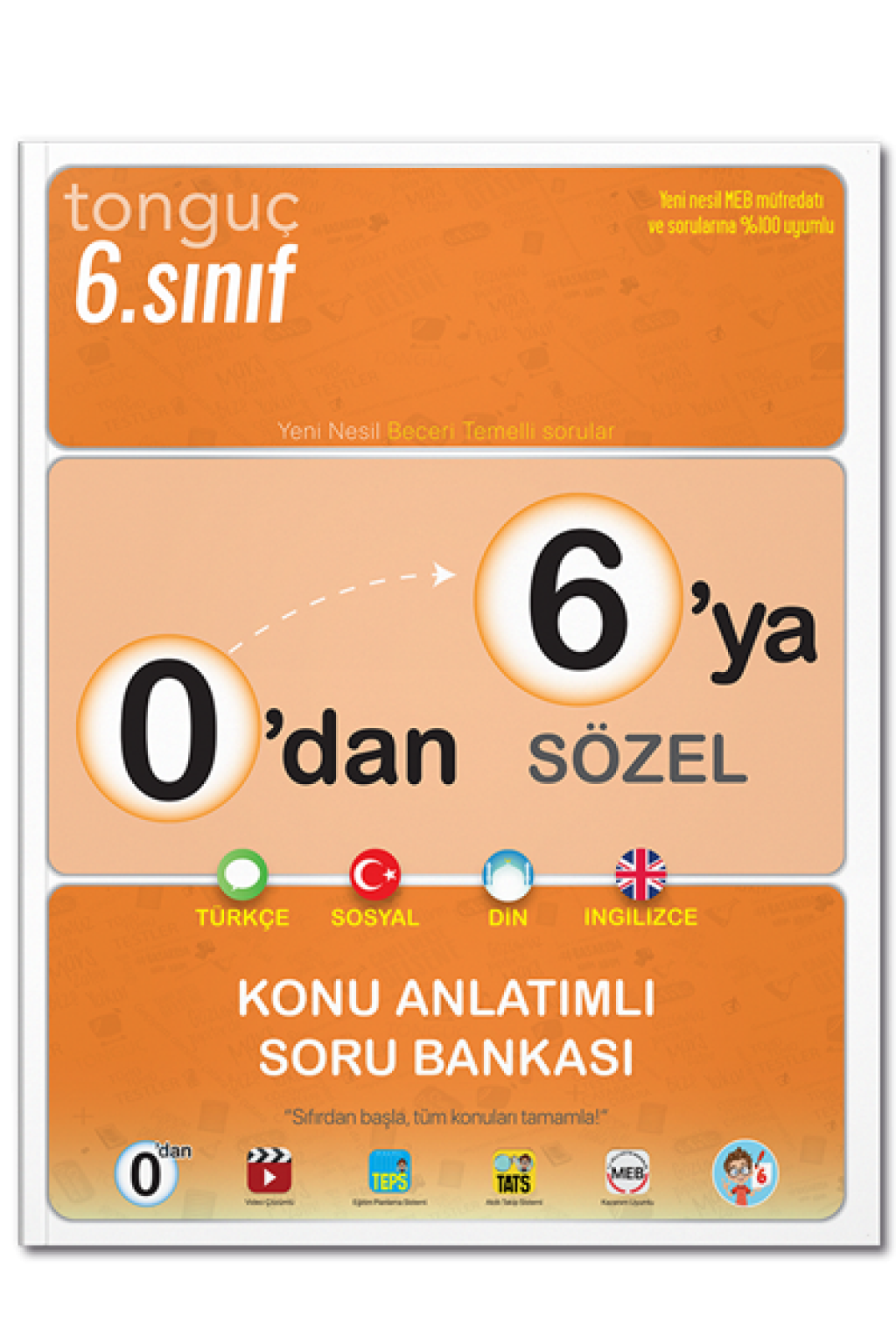 0'dan 6'ya Sözel Konu Anlatımlı Soru Bankası