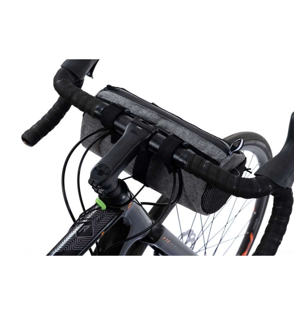 PROCYCLE GİDON ÇANTASI YATAY SİLİNDİR YARIŞ BİSİKLETİ İÇİN PC-795 GRİ