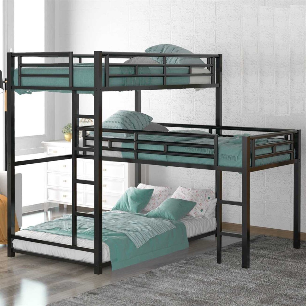 zizuva Üç Kişilik Modern Tasarım Ranza